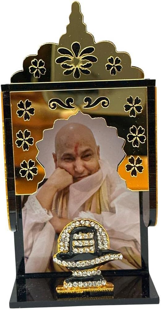 RK Basics Jai Guruji Car Searoop |Guru Ji with OM Shiv Lingam CAR SWAROOP Ideal for CAR ...