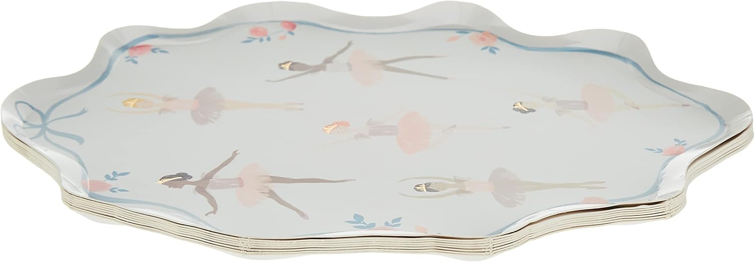 Meri Meri Ballerina Plates (Pack of 8) : Amazon.co.uk: Home & Kitchen