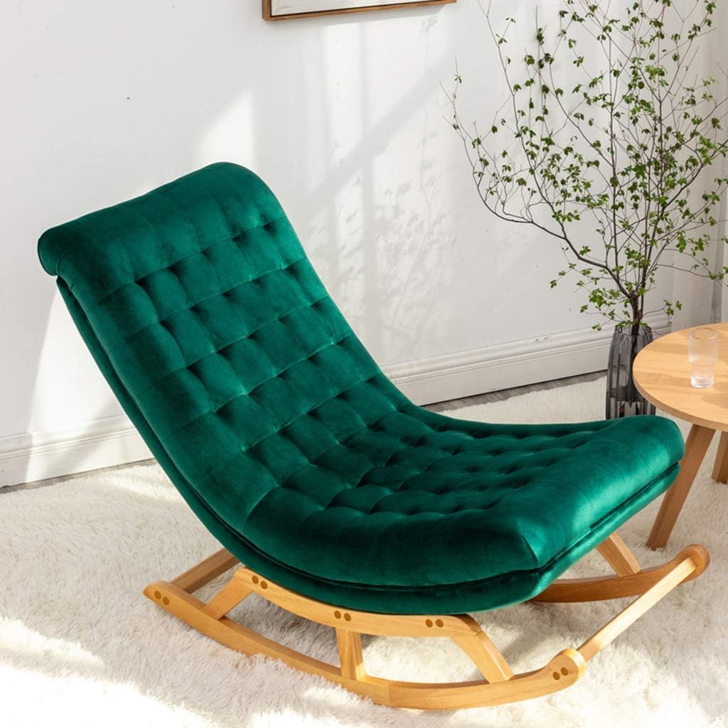 Rocking chair Deck chair bedroom living room balcony Sun lounger Nap ...