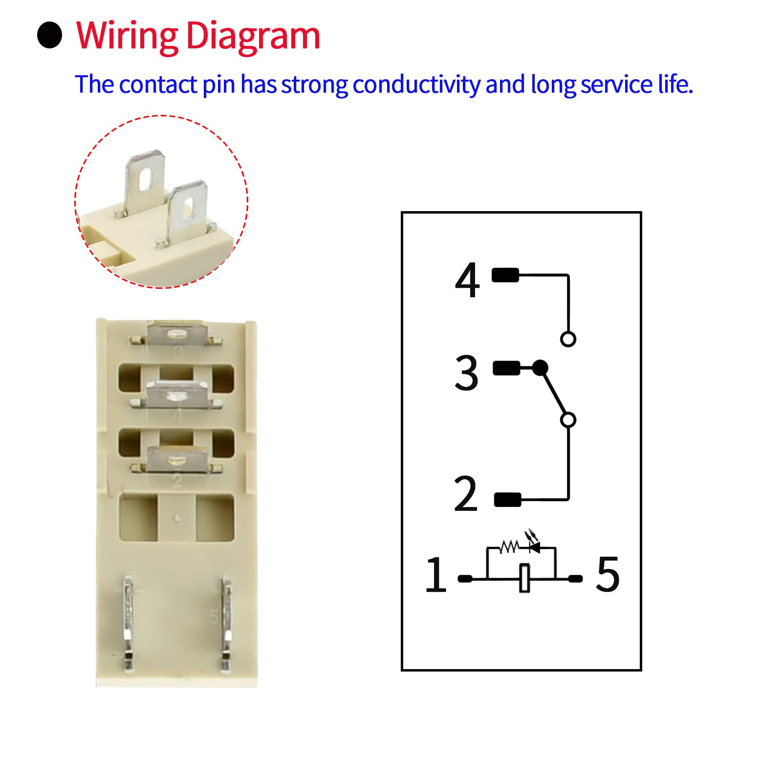Snapklik.com : 6V DC Electromagnetic Power Relay Miniature Coil 8A 8 ...