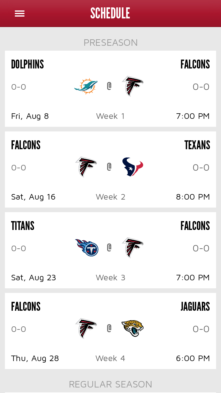 Atlanta Falcons - App on Amazon Appstore