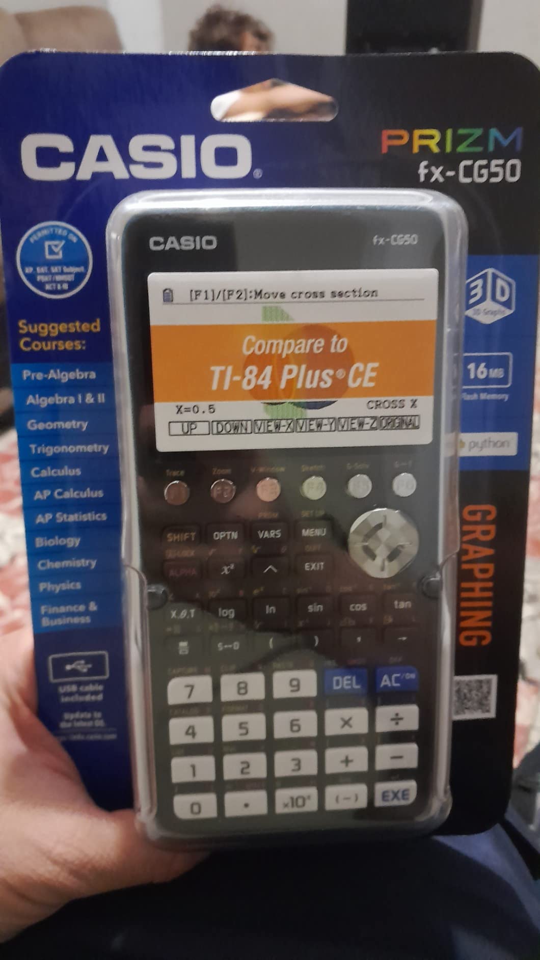 $16/mo - Finance CASIO PRIZM FX-CG50 Color Graphing Calculator,Black ...