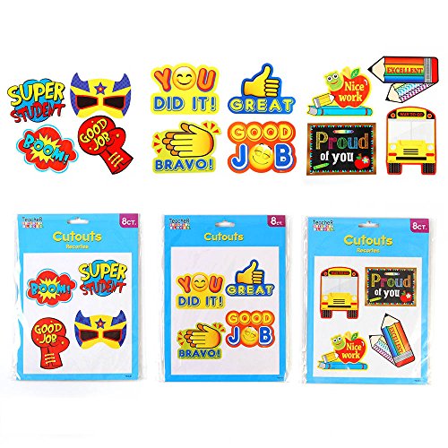 Teacher Building Blocks Star Student Cutouts Back To School Superhero Smiley Face 3 Packs Teacher Building Blocks Star Student Cutouts Back To School Superhero Smiley Face 3 Packs