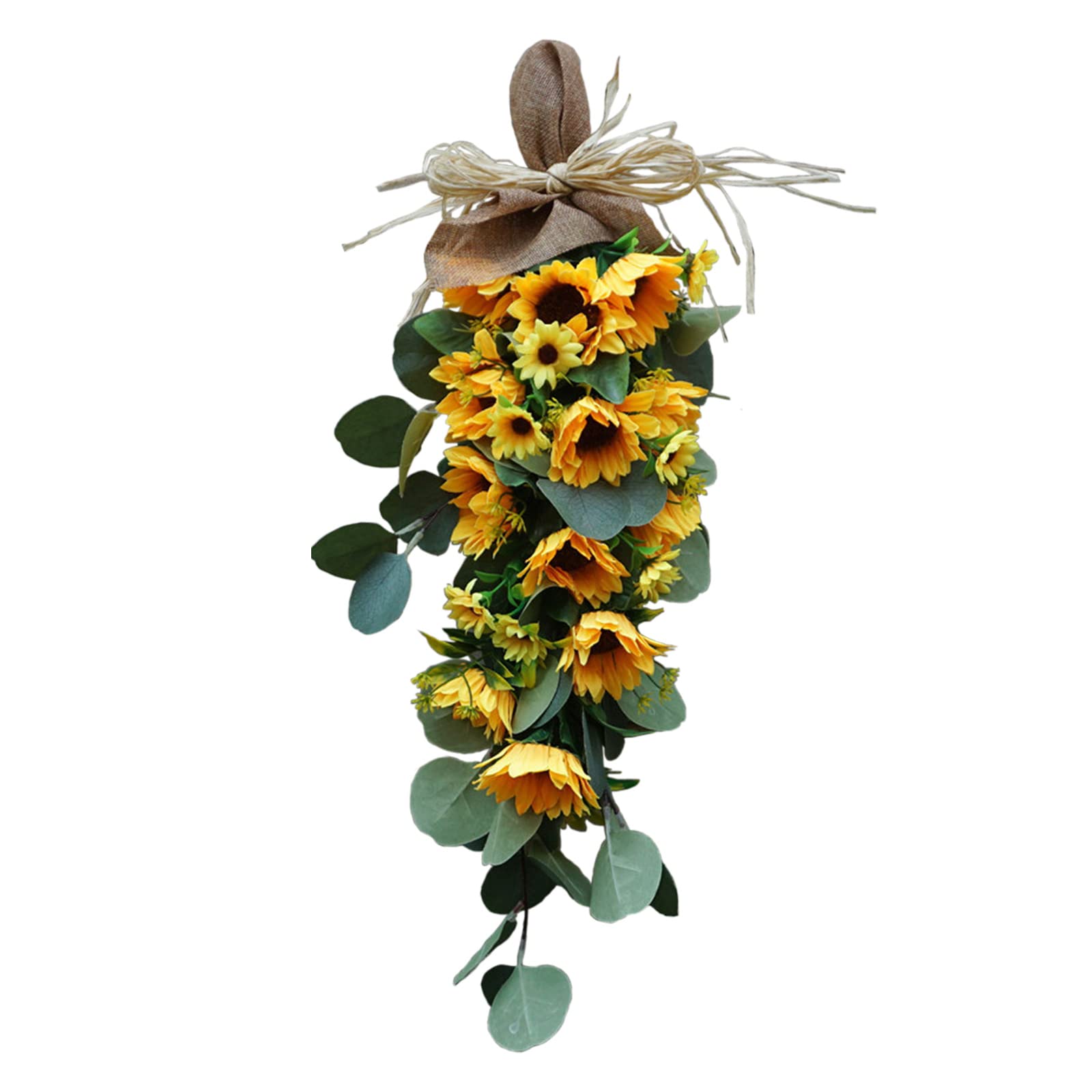 Buy Flueyer Spring Sunflower Swag, Sunflower Teardrop Swag with ...