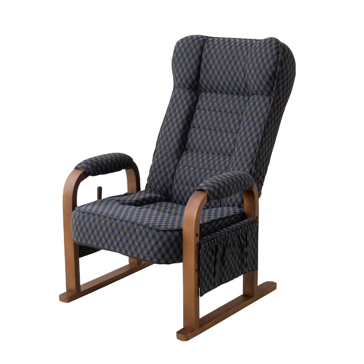 Amazon.com: EMOOR Japanese-Style Accent Chair RYOKAN Wooden Armrest ...
