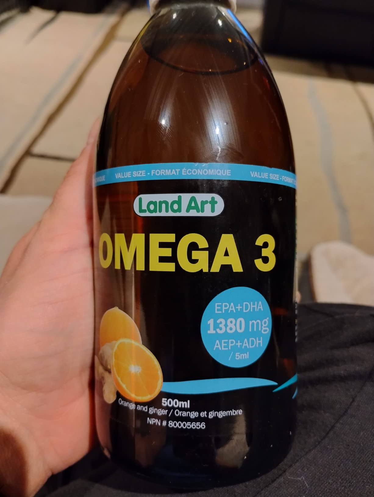 Omega-3 Supplement – Liquid – 250ml – 1380mg EAP + DHA – for Kids and ...