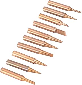 Solder Tip, 10pcs Wire Copper 900MT Low Temperature Soldering Iron Solder Tips for ...
