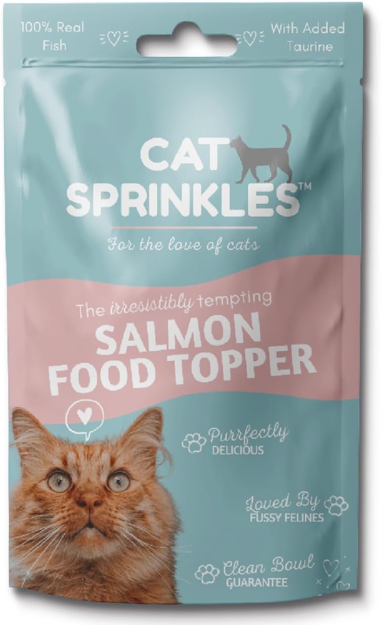 Cat Sprinkles Cat Food Topper - Hydrolysed Salmon - 80 Servings ...