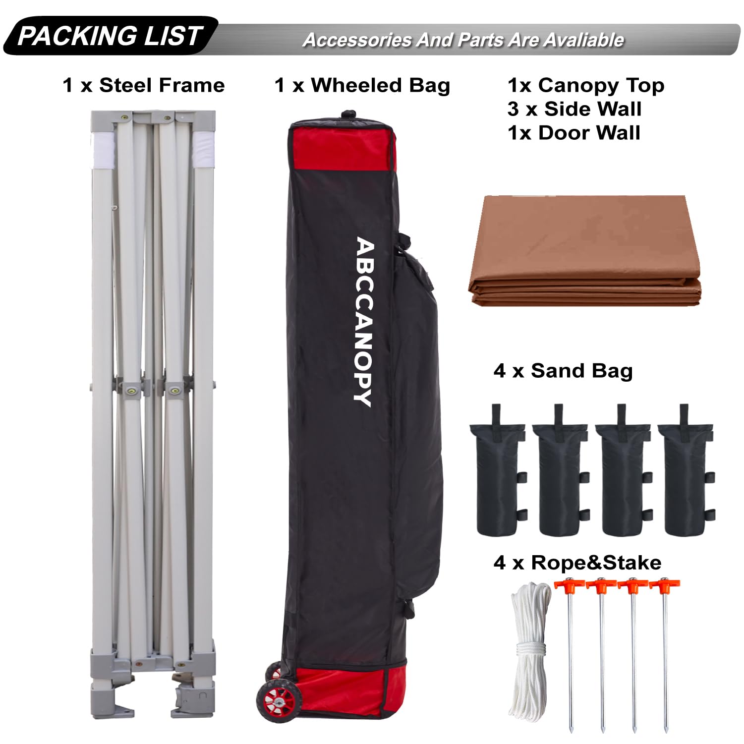 Snapklik.com : ABCCANOPY Easy Pop Up Canopy Tent