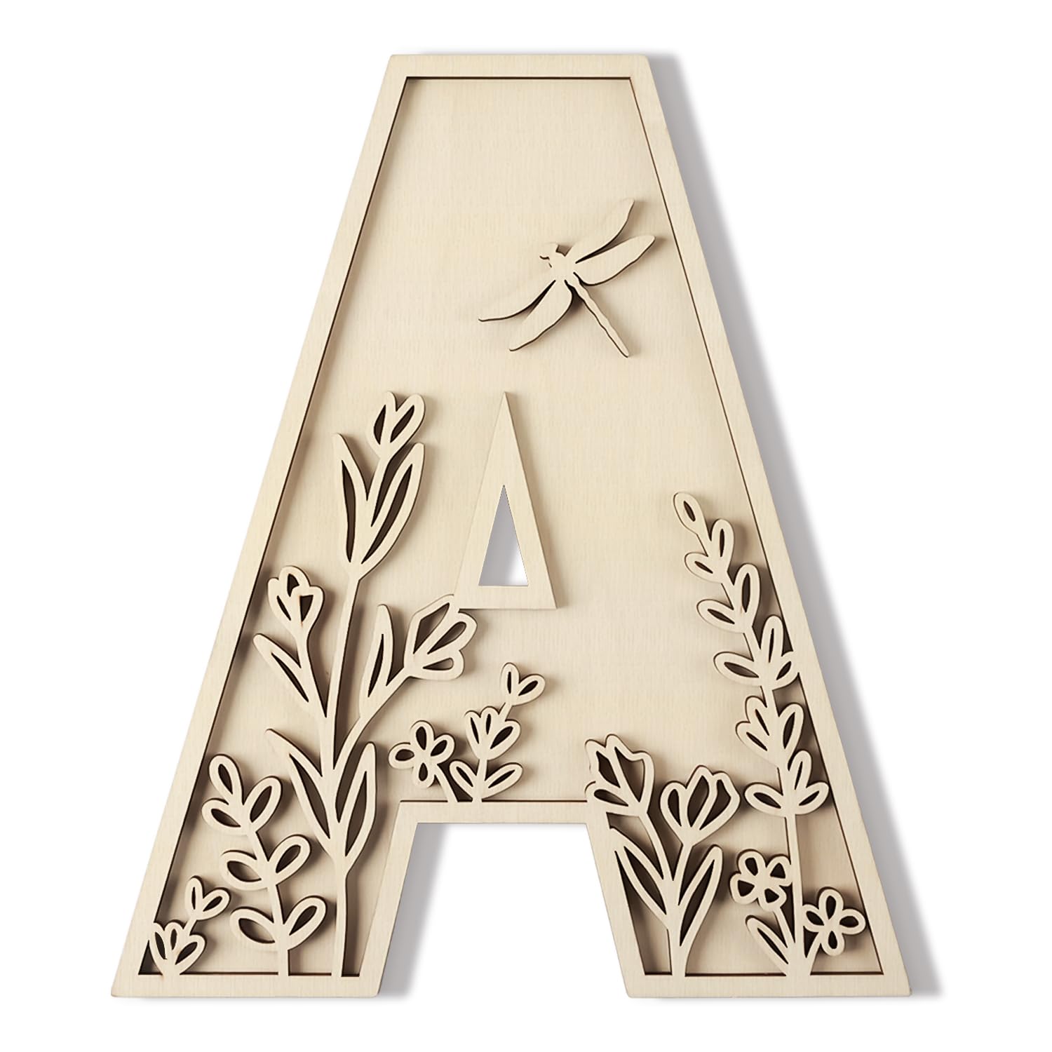 Amazon.com: Layered 12 Inch Large Wooden Letters for Wall Decor ...