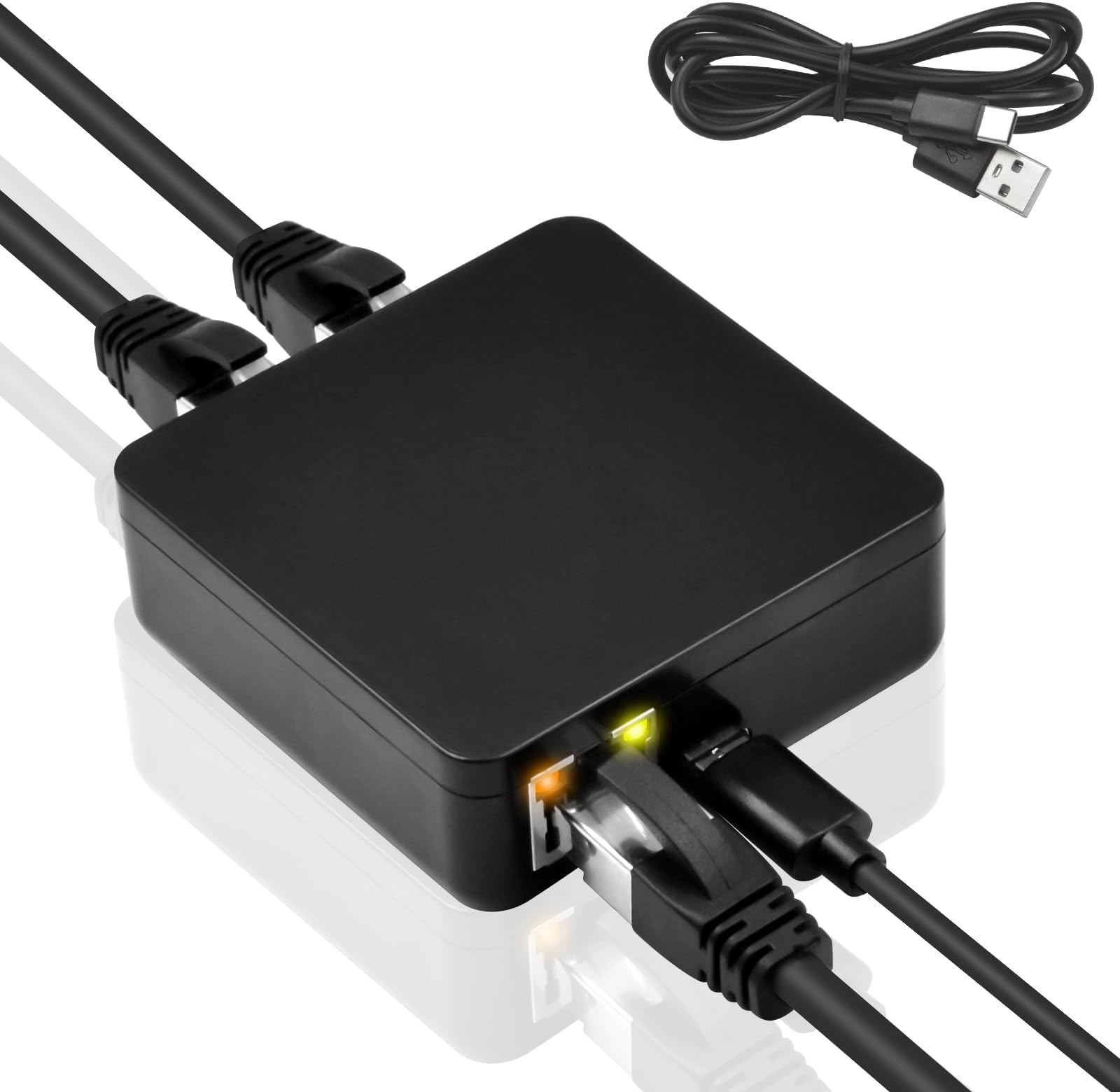 Amazon.co.jp: Poyiccot RJ45 LAN Cable Extension Connector, LAN ...