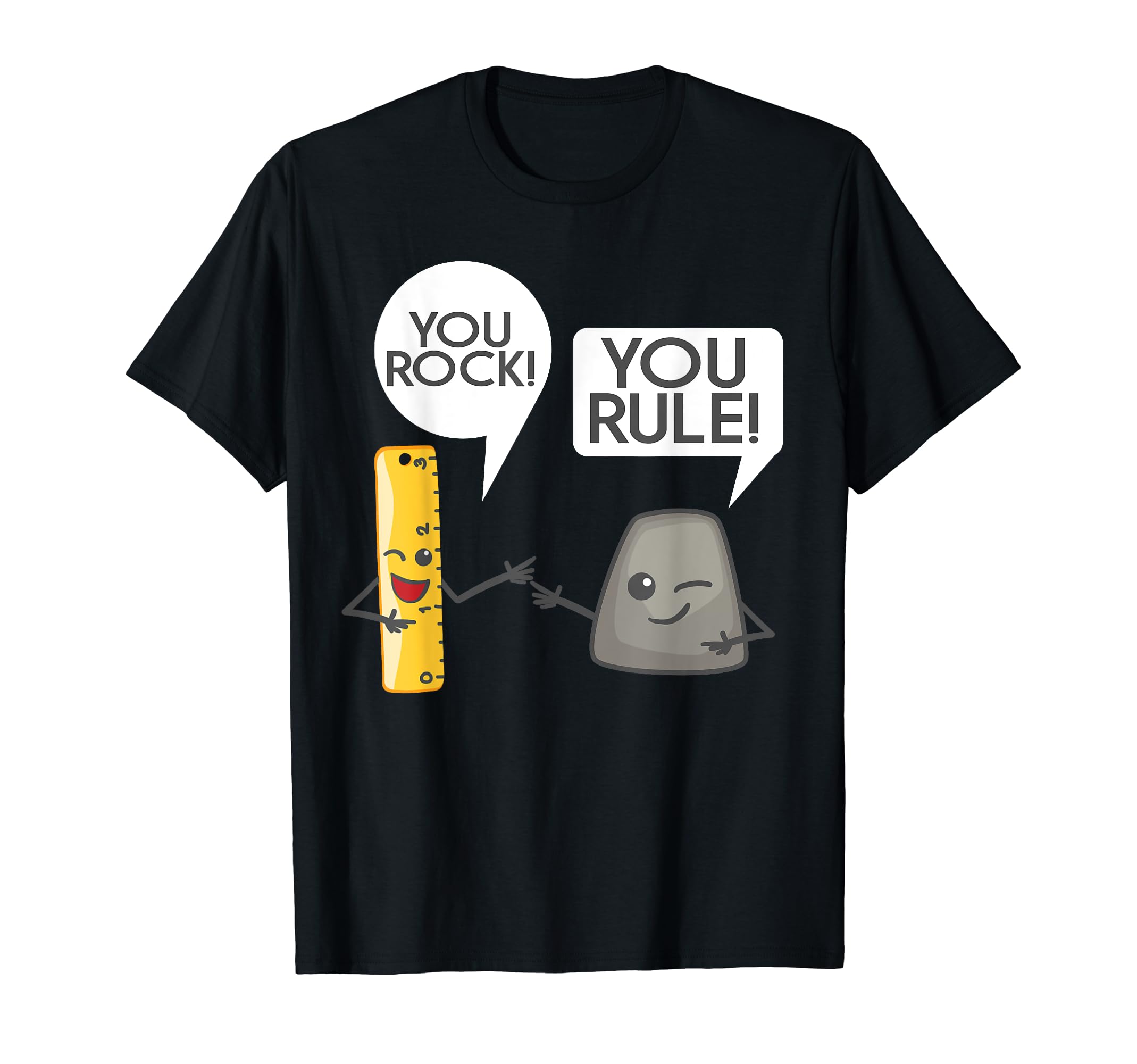 You Rock You Rule Funny Tshirt Teepublic You Rock You Rule Pun T Shirt