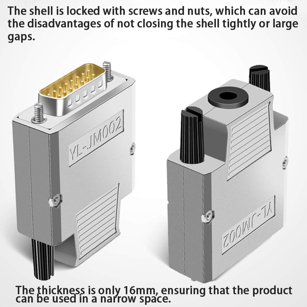 Snapklik.com : ANMBEST DB15 Solderless Serial To 15-pin Port Terminal ...