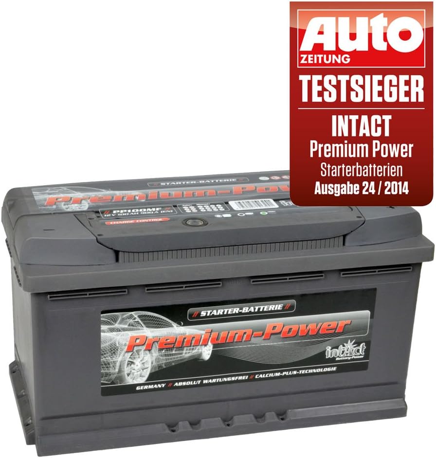 BSA Autobatterie 12v 100Ah 880A/EN +30% mehr Startkraft Starterbatterie ...