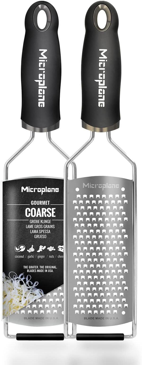 Amazon.com: Microplane Gourmet Series Coarse Cheese Grater, 1 Count ...
