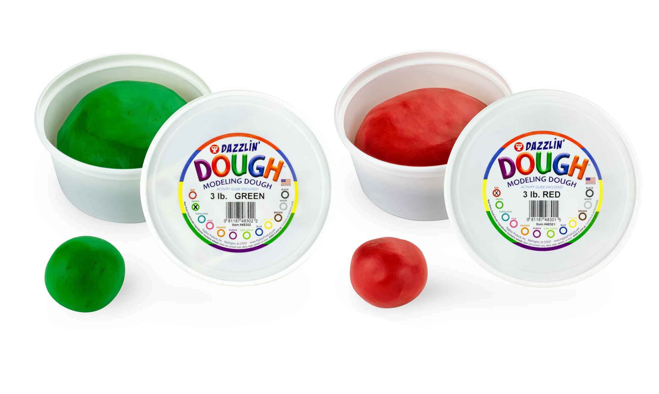 Snapklik.com : Play Modeling Dough - Red And Green Dough Unscented ...