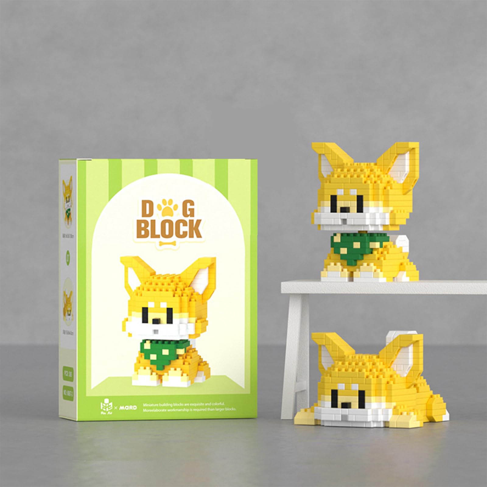 Amazon.com: Micro Mini Building Blocks Dog Pets Cute Animal Model Set ...