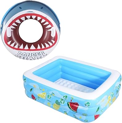 Amazon.com: Kiddie Pool, Inflatable Pool, Flamingo Swimming Pool with ...