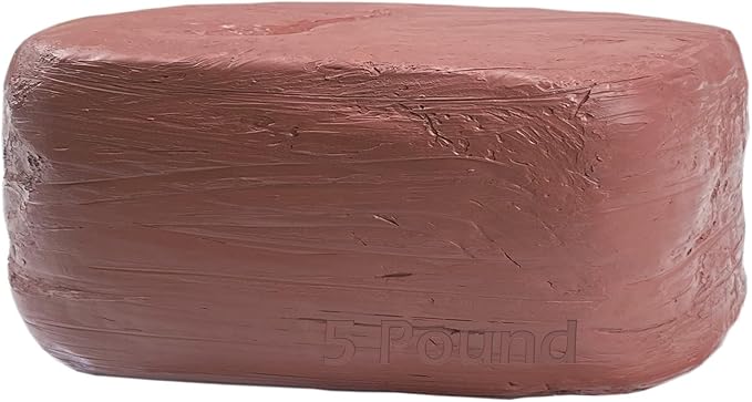 ReArt Natural Air-Dry Clay 5lbs, Terracotta for Sculpting, Wheel ...