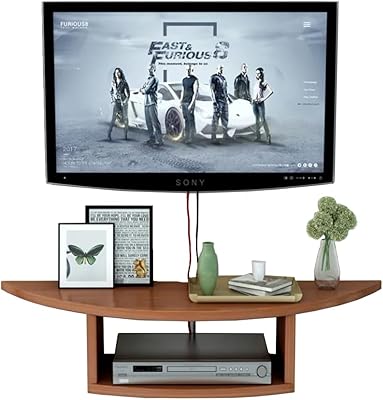 Amazon.com: BEARUT Wood Floating Shelves Wall Mount Projector Shelf ...