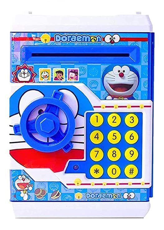 Toycreations Battery Operated/Mini ATM Safe Kids Piggy Saving ATM Bank ...