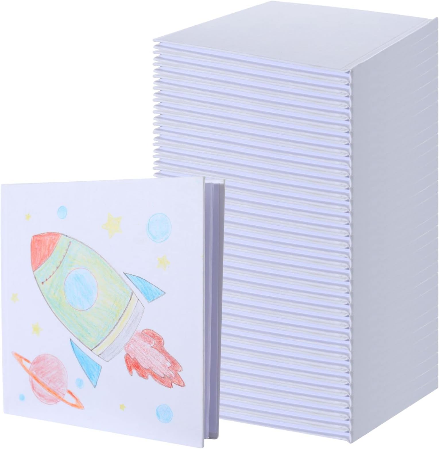 Amazon.com : Litpoetic 36 Pack Blank Hardcover Books for Kids to Write ...