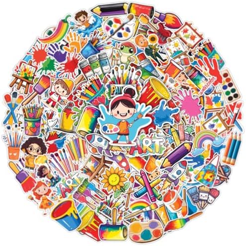 Amazon.com: 50Pcs Painting Stickers Pack, Graffiti Art Painting Sticker ...