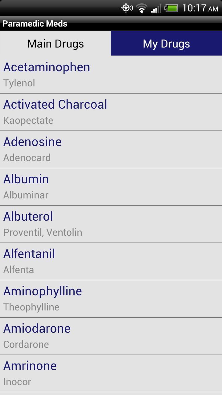Paramedic Meds - App on Amazon Appstore