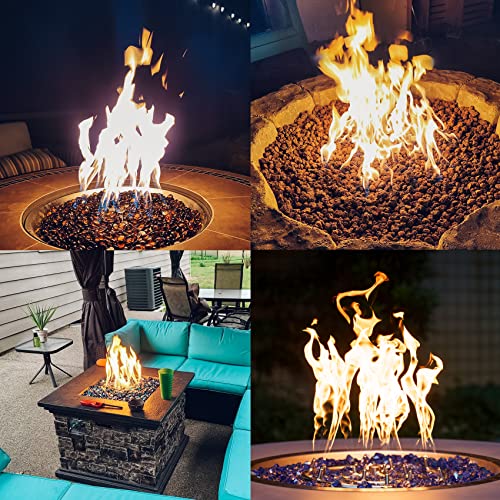 Snapklik.com : Skyflame 24-Inch Round Stainless Steel Fire Pit Jet ...