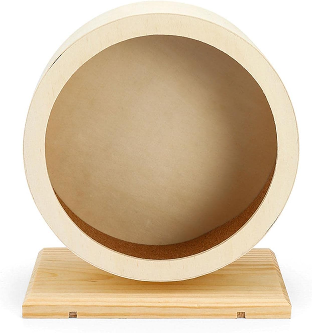 Small Animal Exercise Wheel | Wooden Hamster Wheel - Silent Funny ...