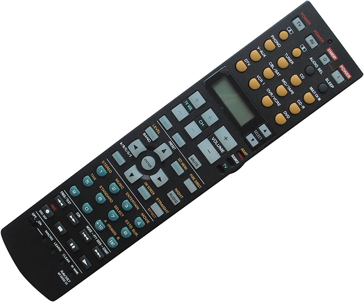 Amazon.com: Remote Control for Yamaha WF365400 RAV356 HTR-6290 RX-V1600 ...
