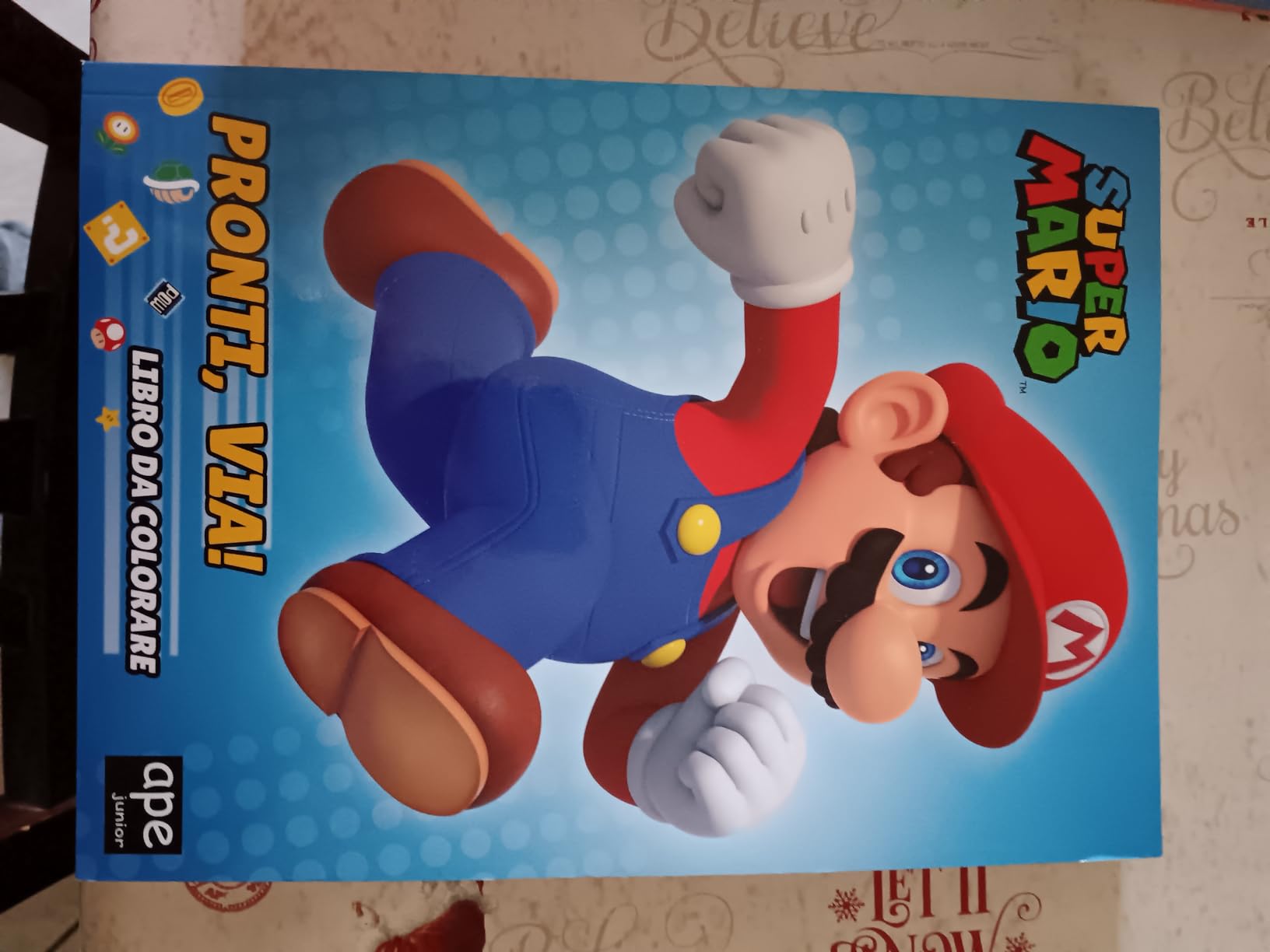 Super Mario. Pronti via! Il libro da colorare ufficiale : Foxe, Steve ...
