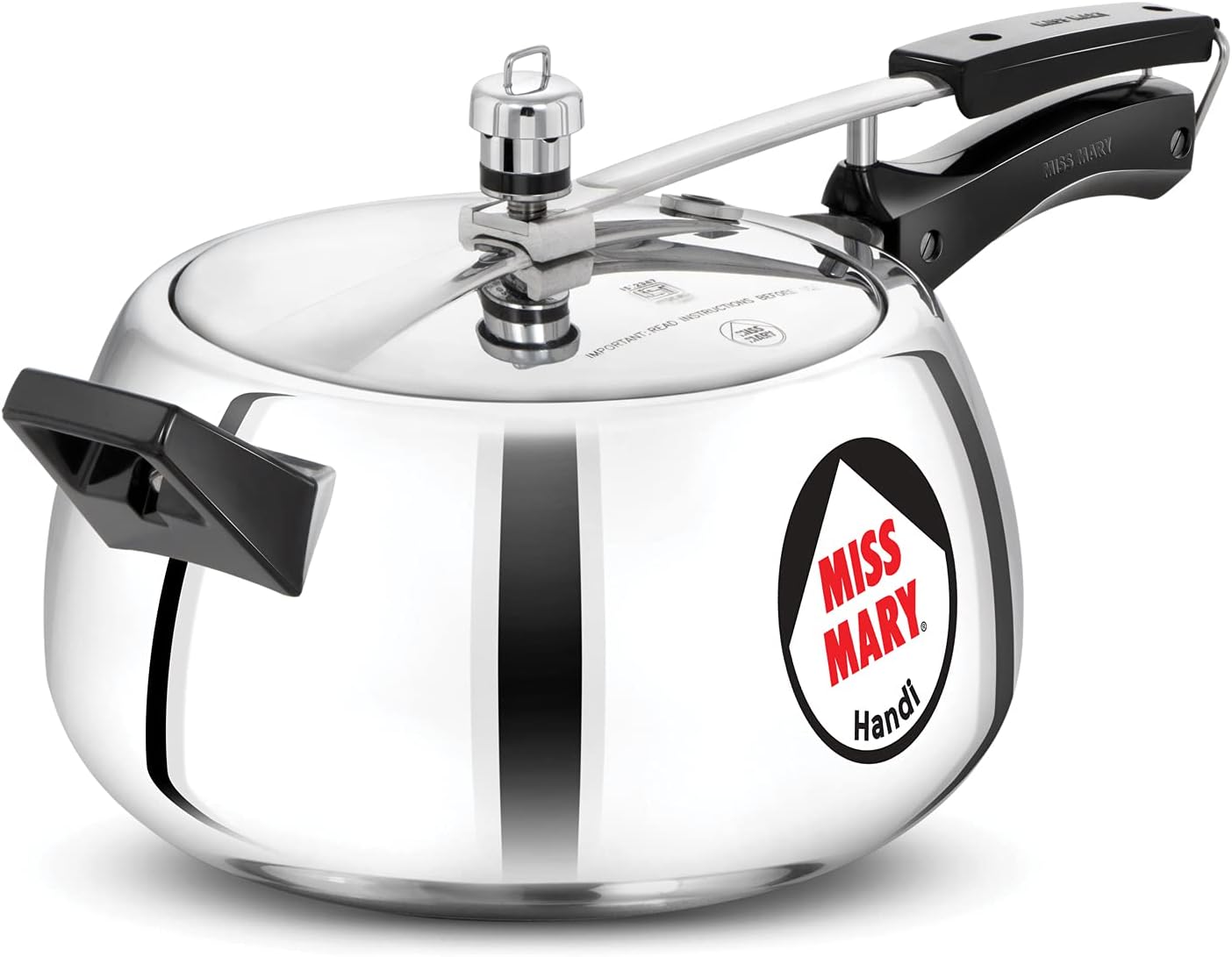 Buy Hawkins 5 Litre Pressure Cooker, Stainless Steel Inner Lid Cooker ...