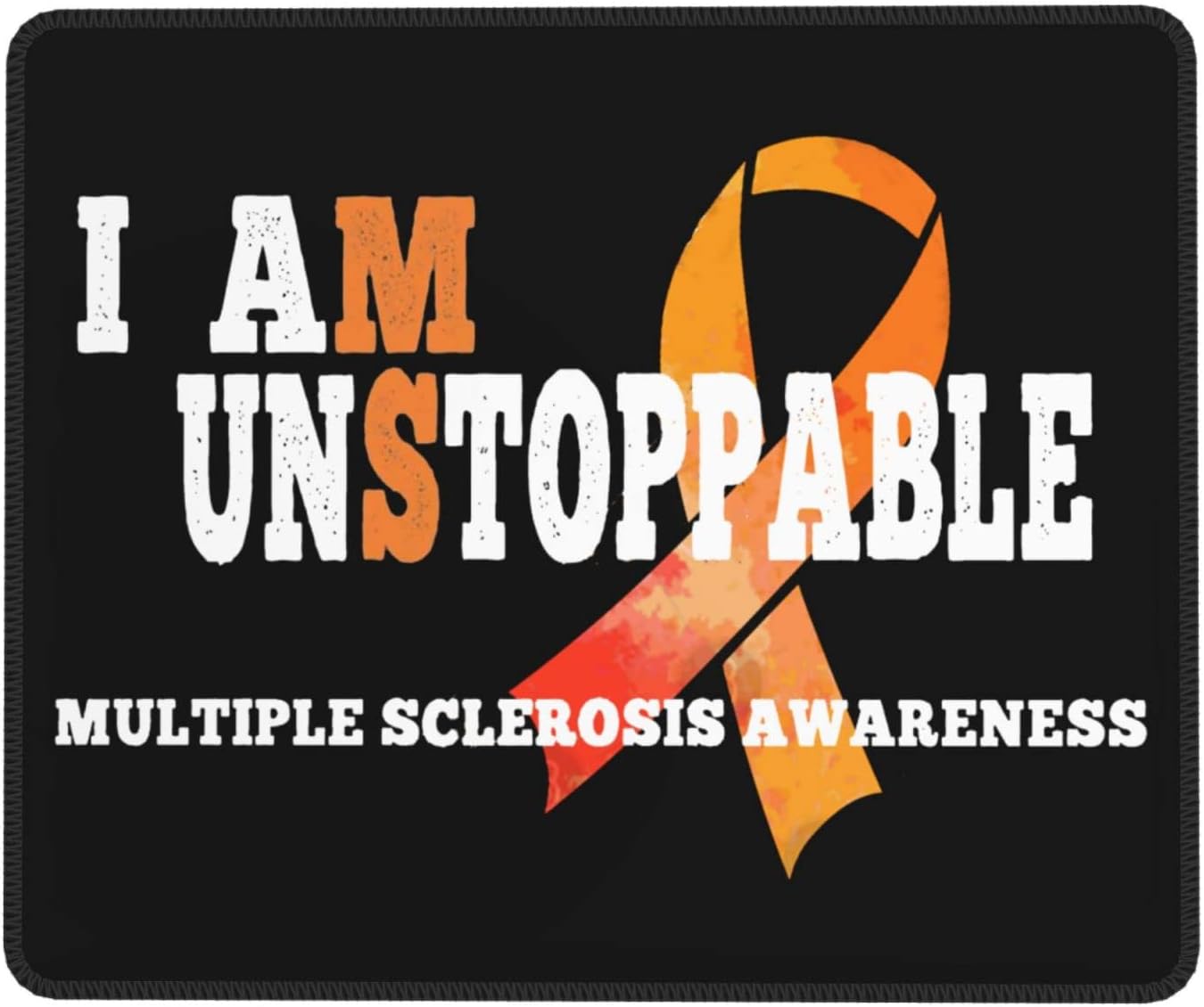 Amazon.com: Multiple Sclerosis Awareness Mouse Pad Non-Slip Rubber Base Office Accessories Desk ...