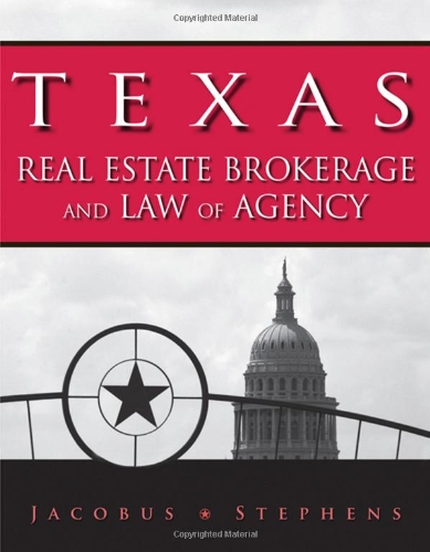 Amazon.com: Texas Real Estate Brokerage and Law of Agency ...