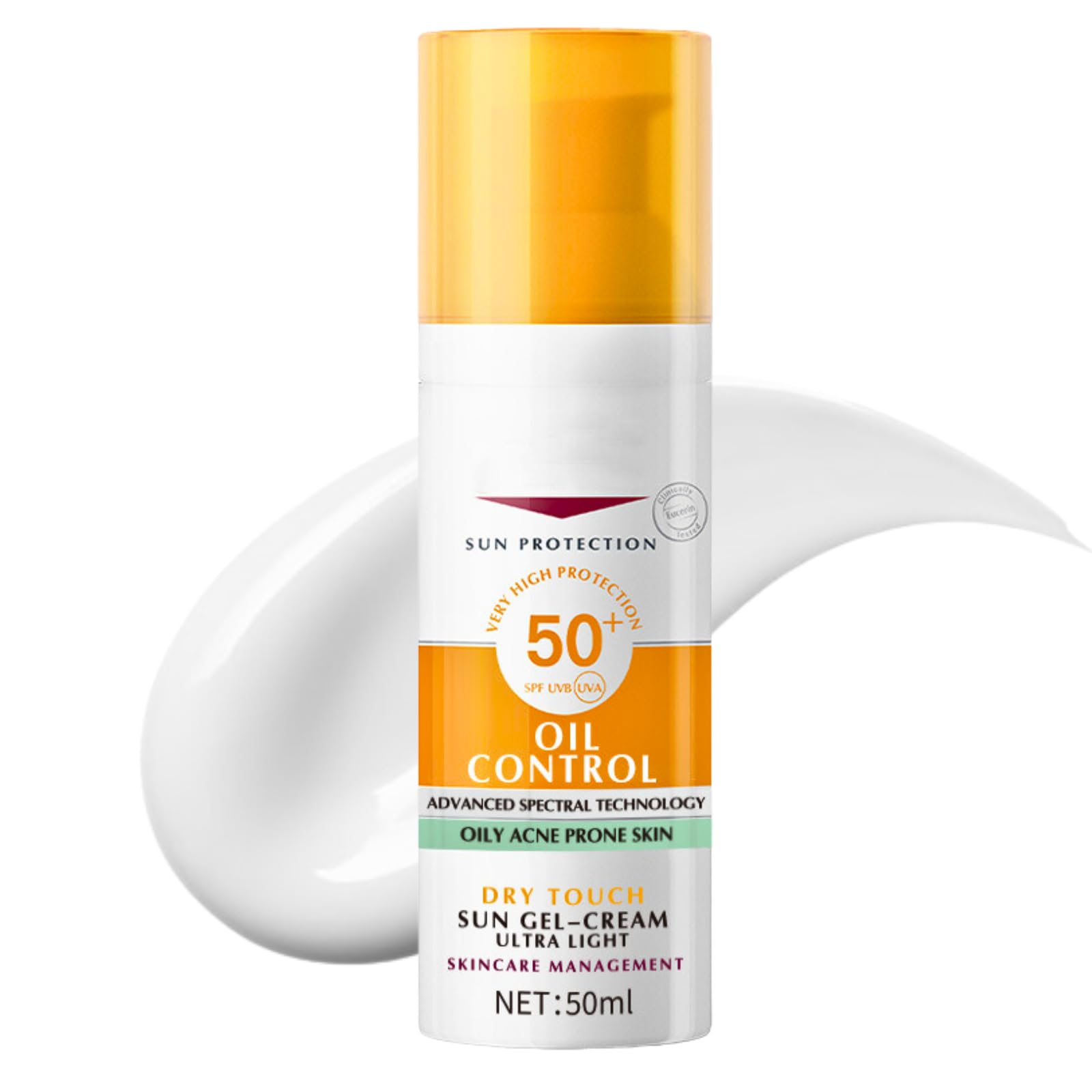 Sunscreen SPF 50+, Sun Cream SPF 50+, Oil Control, Face Sun Cream SPF ...