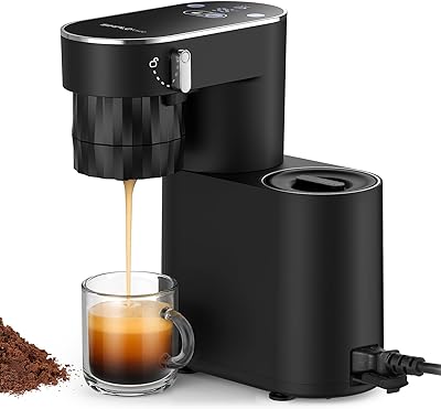 Amazon.com: JASSY Small Espresso Coffee Machine 20 Bar Coffee Maker Compatible for NS Original ...