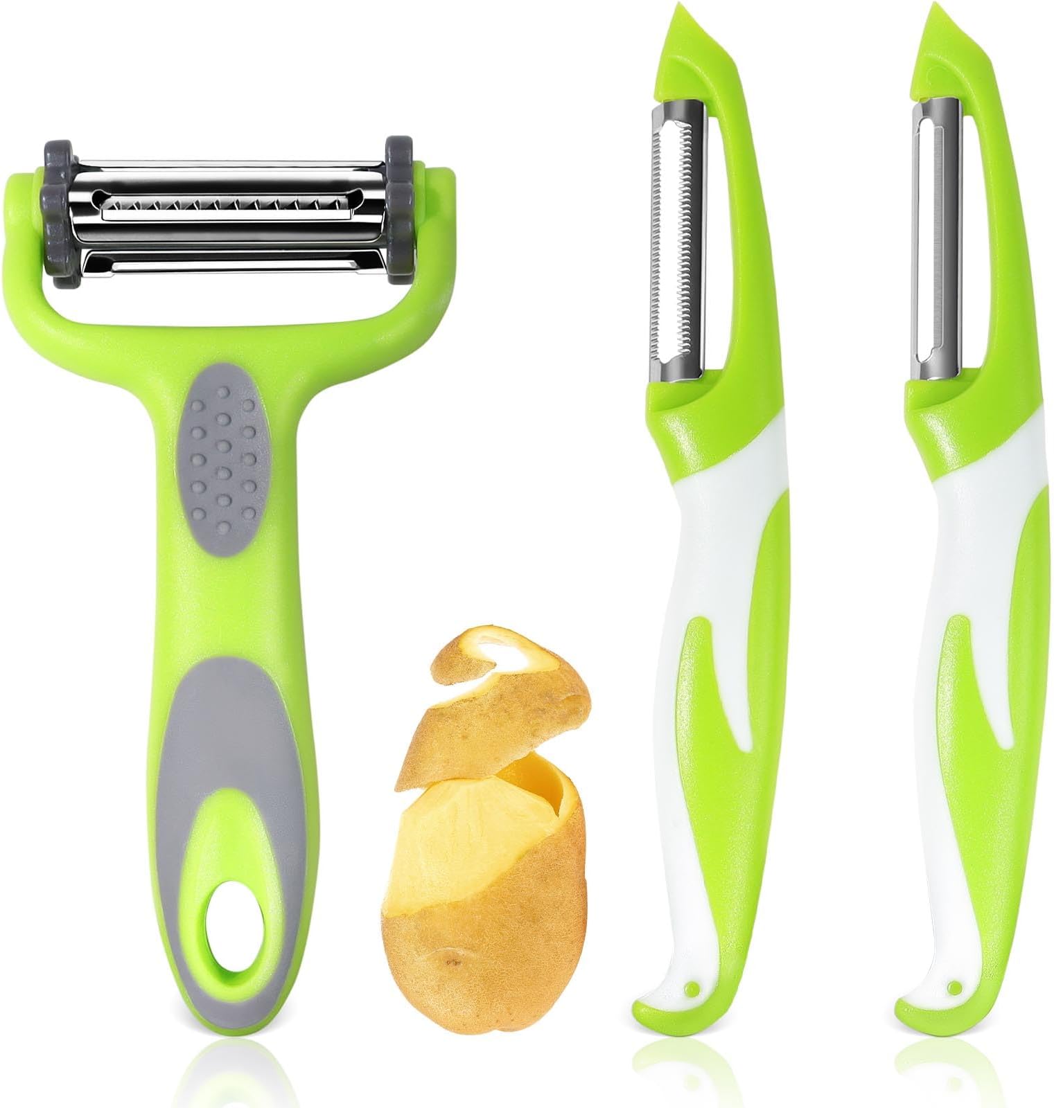 PROPOG 2 Pcs Eplucheur Légumes, Universel Econome Legumes Tranchant ...
