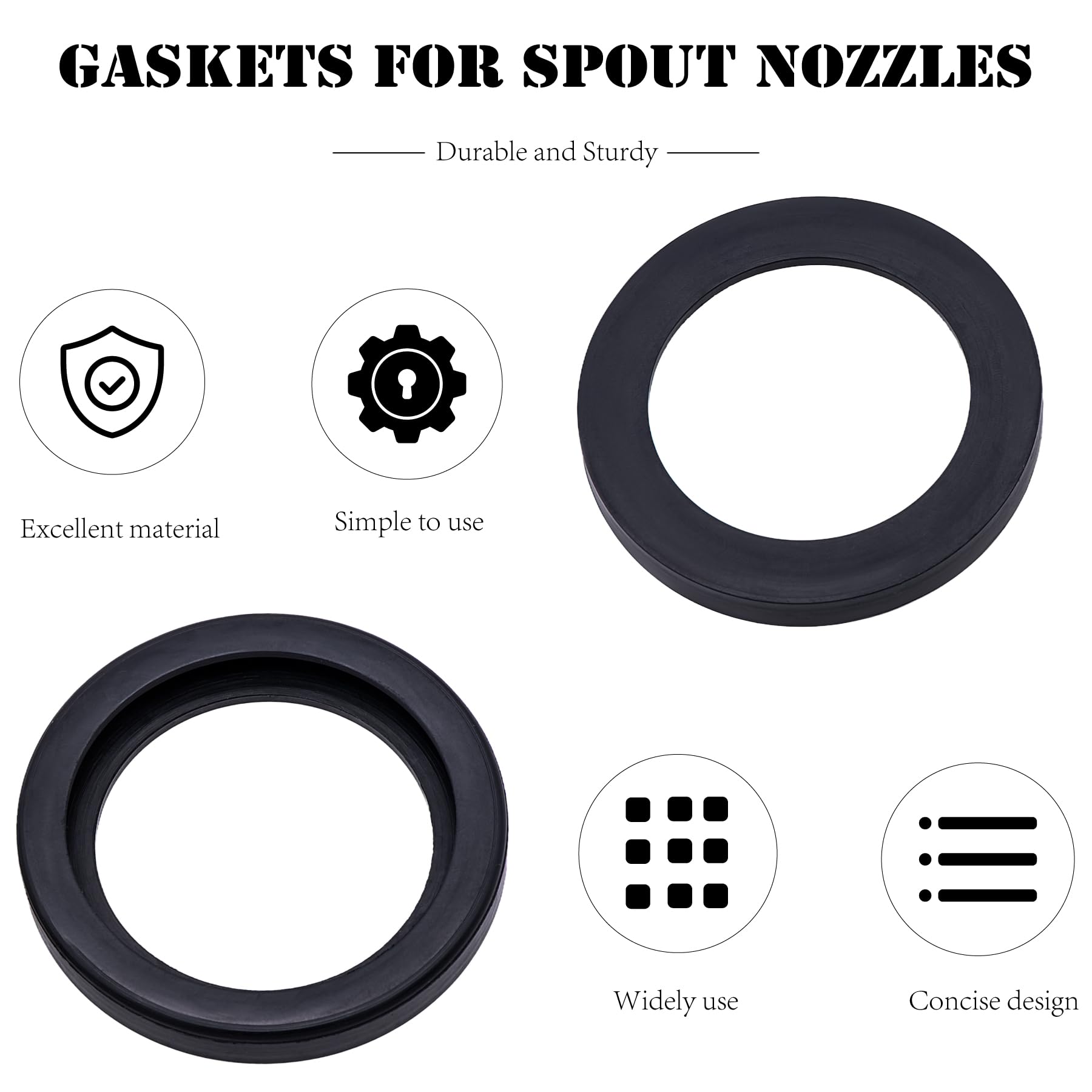 Snapklik.com : 10PCS Gas Can Spout Gasket Seals, Fuel Washer Seals ...