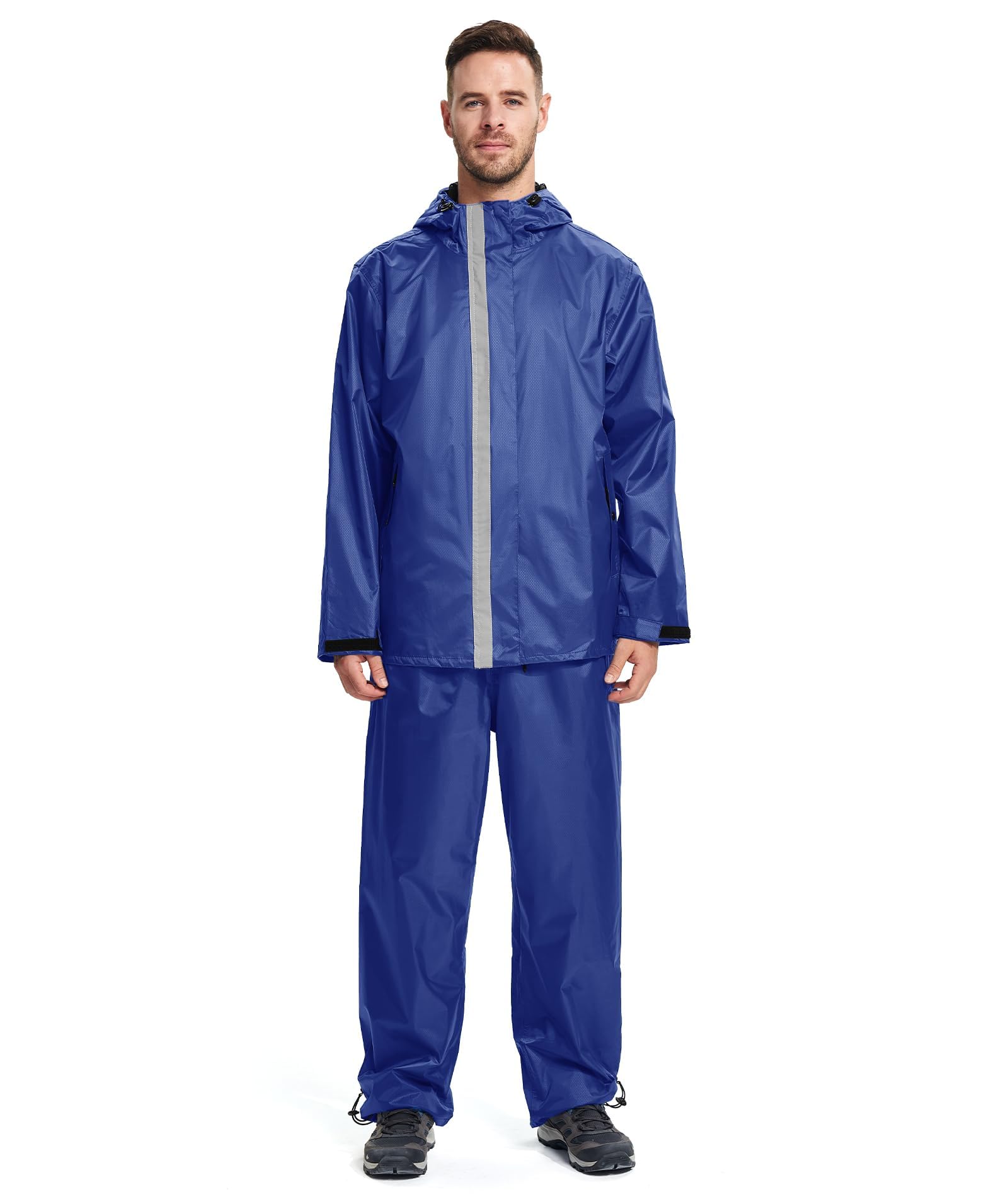 Snapklik.com : SWISSWELL Mens Overalls Rain Suit Waterproof Lightweight ...