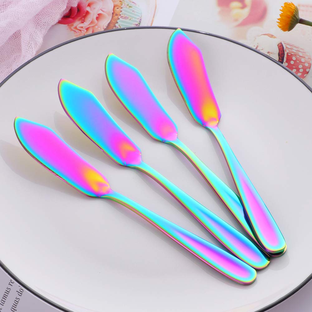 Snapklik.com : Bisda Stainless Steel Cheese Dessert Knives, Set Of 6 ...