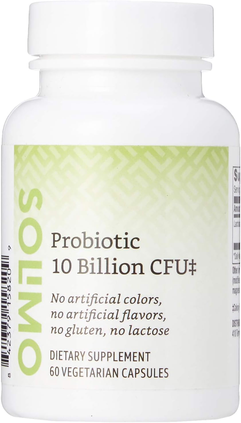 Amazon.com: Amazon Brand - Solimo Daily Probiotic Capsule, 10 Billion ...