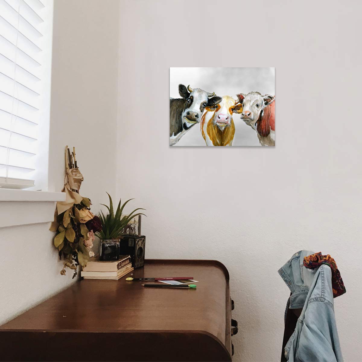 Cattle Ranch Home Interiors Cows And Chickens In A Meadow – Madison