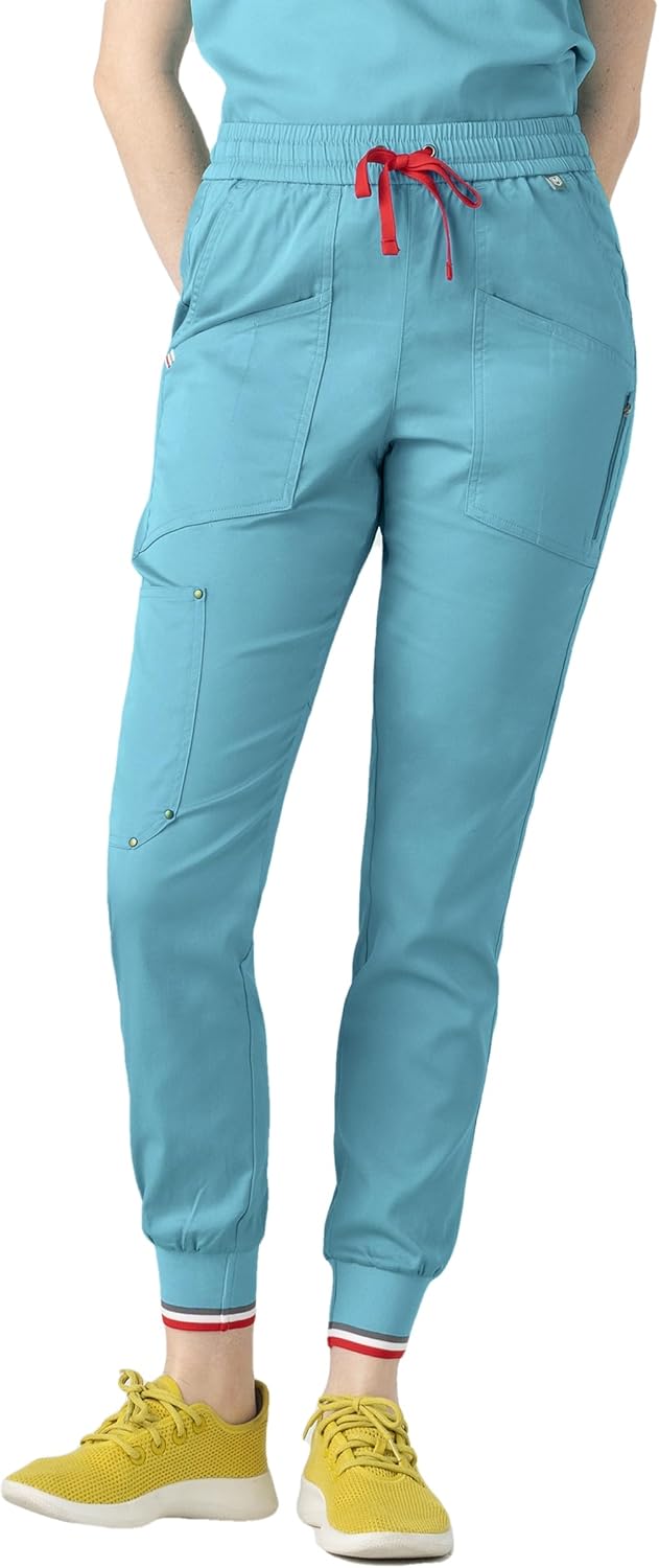 Amazon.com: Mediclo Women's Medical Scrub Pants - Catalina Jogger 7 ...
