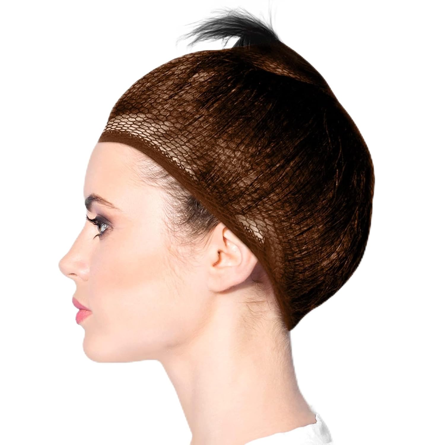 Amazon.com: Janinka 4 Pcs Equestrian Hair Net No Knot Hairnets Wig Caps ...