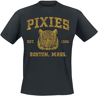 Pixies T Shirt Phys Ed Band Logo Official Mens Black M : Amazon.com.au ...