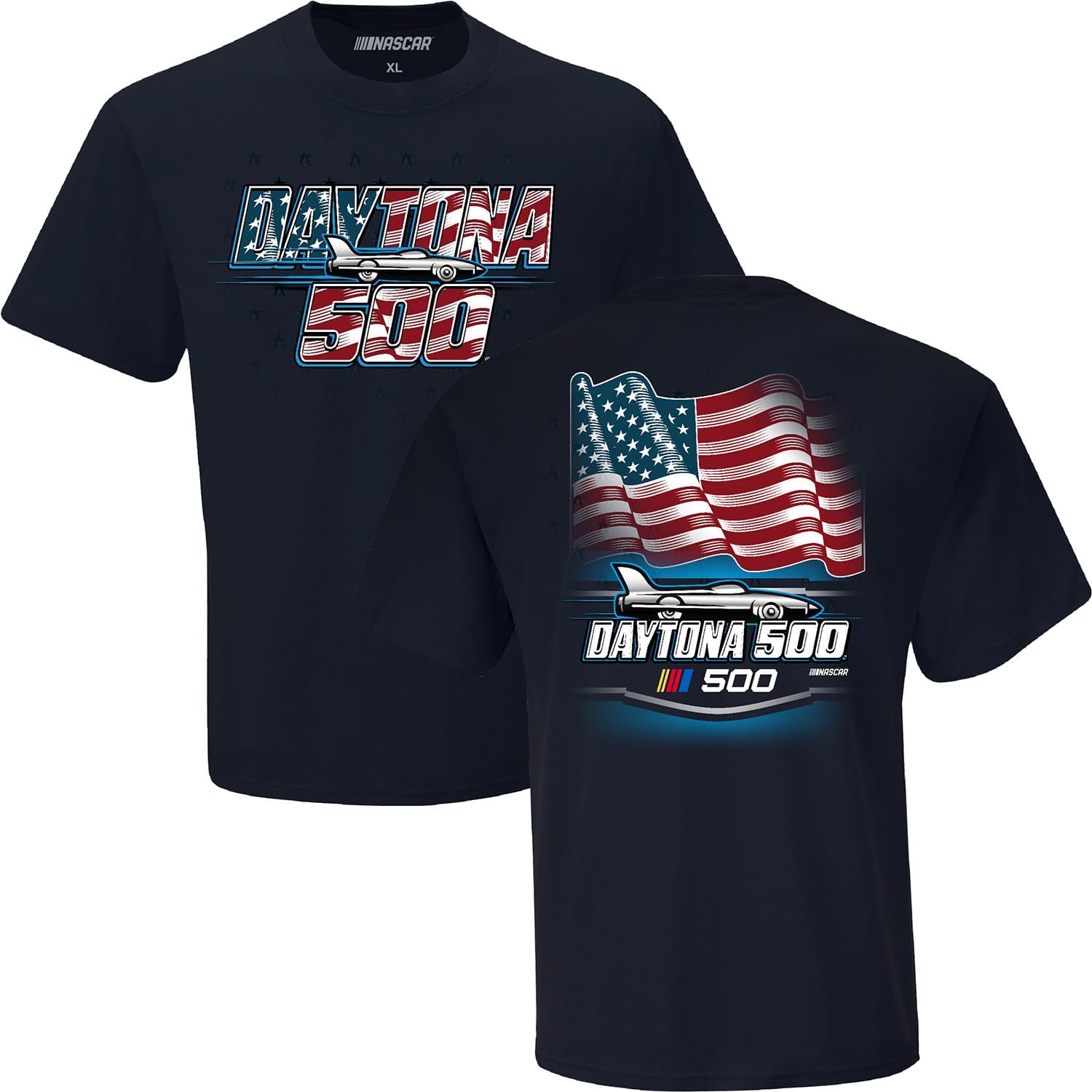 playera patriótica Daytona 500 Daytona Sports NASCAR 2025, color azul ...