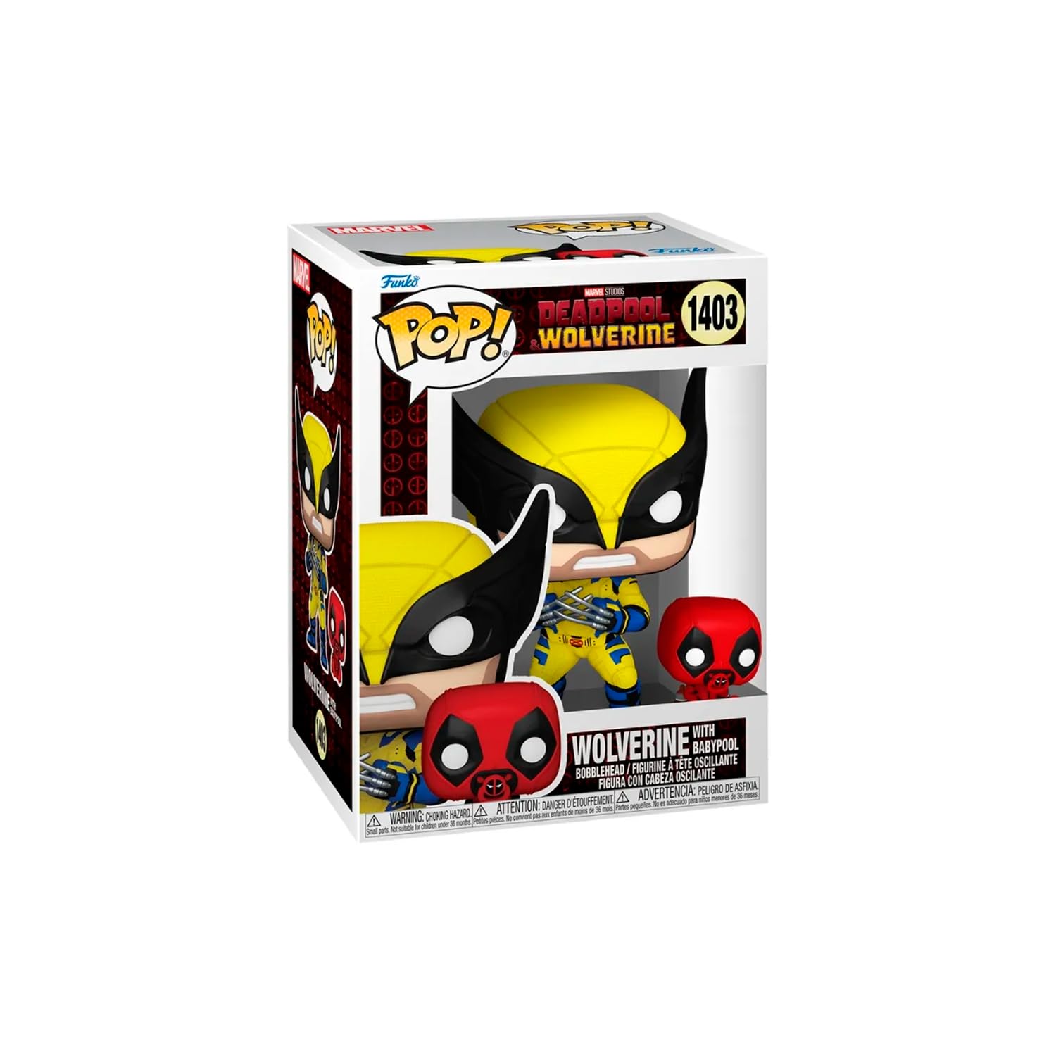 Boneco Funko Pop! & Buddy Marvel - Deadpool & Wolverine - Wolverine com ...