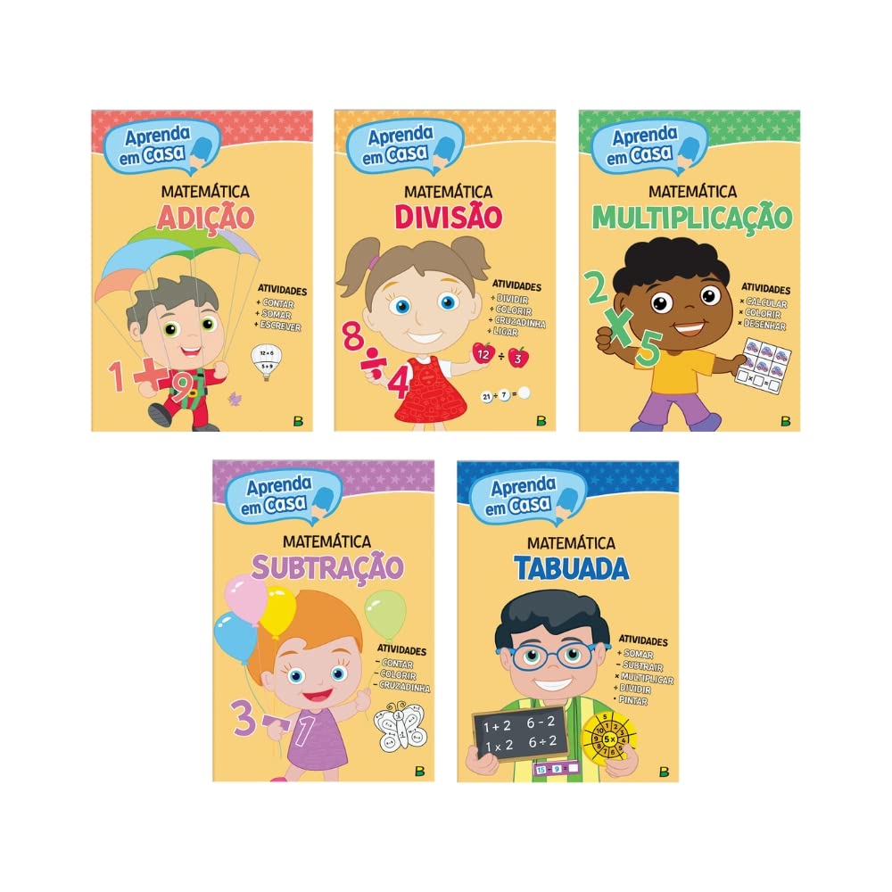 Combo Aprenda em Casa Matemática Básica | Amazon.com.br