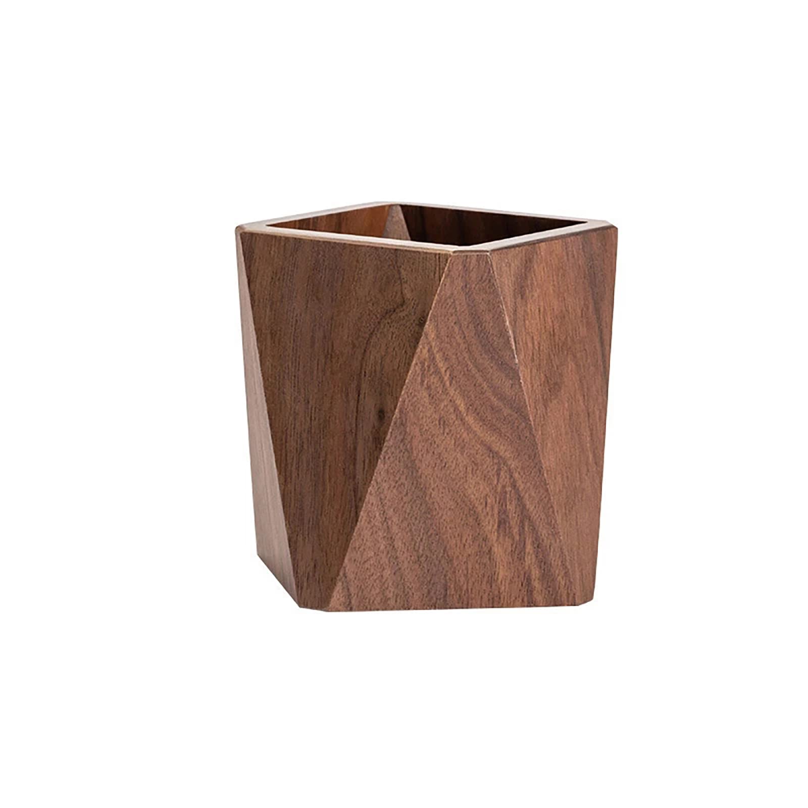 Amazon.com: Walnut Wood Pen Holder, Wooden Pencil Holder Cups, Desktop ...